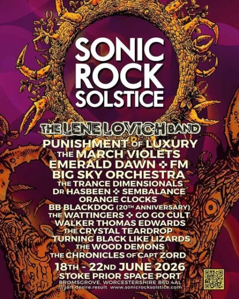 20.6.2026 – The March Violets @ Sonic Rock Solstice | Rosie Garland